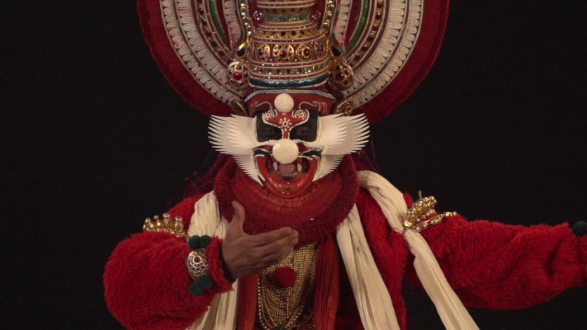 Kathakali Thadi Vesham Kathakali Performer Hi Res Stock Photography